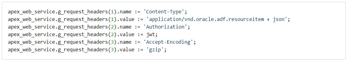 How to extend Oracle Sales Cloud using APEX and JWT
